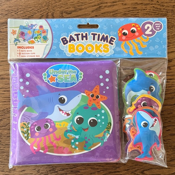 Toys | Under The Sea Bath Time Books Set | Poshmark